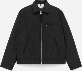 Arket Kastige Nylonjacke -Schwarz