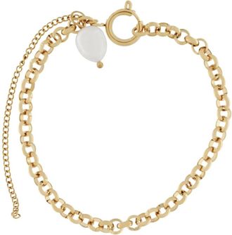 Dansk Copenhagen Gold Perlen Armband - - Accessories - Damen - Gelb - ONE SIZE