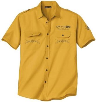 Atlasformen Chemise Manches Courtes Homme - Chemise dété - Disponible en Grandes Tailles du M au 5XL