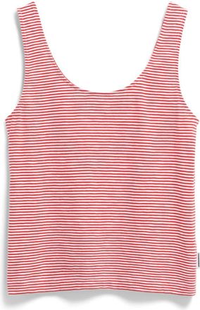 Armedangels Damen Top aus Bio-Baumwolle MINAAMI LITA Regular Fit Oatmilk-Coral Blush