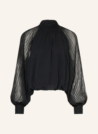 Y.A.S. Blusenshirt Mit Plissees schwarz