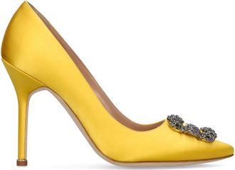 Manolo Blahnik Femme, Chaussures, Jaune, Taille: 36 EU Heels