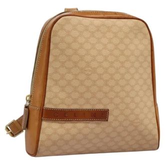 Celine Pre-owned Cuir sacs-dos - Femme - Pre-owned - Beige - Taille: ONE Size