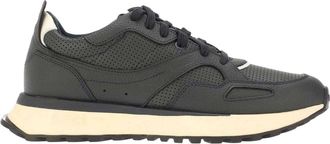 HUGO BOSS Jonah Run Sneaker f&uuml;r Herren, Leder (Dunkelblau)