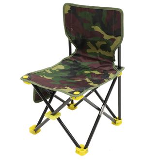 SOLUSTRE Klappbarer Angelstuhl Faltbarer Campinghocker Tragbarer Outdoor Stuhl Stabil Praktisch 33x33cm f&uuml;r Angelausr&uuml;stung und Wandern