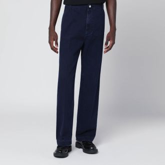 Gucci Dunkelblaue ausgewaschene Denim-Hose