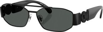 Versace Homme, Accessoires, Noir, Taille: 58 MM Ve2287 Lunettes de soleil
