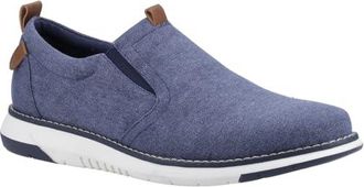 Hush Puppies Mens Benny Slip on Summer, Bleu Marine, 42 EU