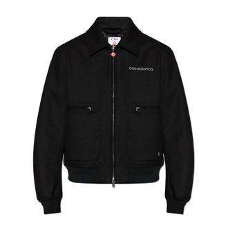 Casablanca Jacke mit Logo - - Jackets - Herren - Schwarzk - L