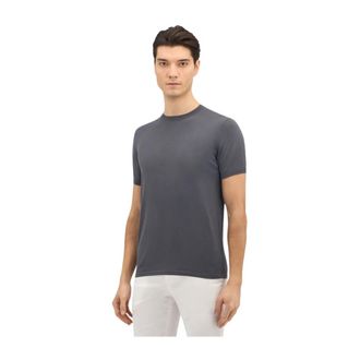 Brooks Brothers Mako Cotton Kurzarmpullover - - Knitwear - Herren - Grau - S