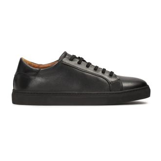 Kazar Schwarze Ledersneaker im minimalistischen Stil - - Shoes - Herren - Schwarzk - 42 EU