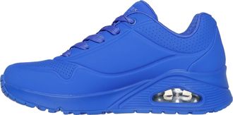 Skechers Damen UNO Stand On Air Sneakers, Dazzling Blue Durabuck Mesh, 38 EU