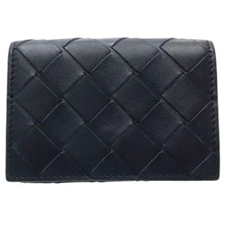 Bottega Veneta Pre-owned Tissu petite-maroquinerie - Femme - Pre-owned - Bleu - Taille: ONE Size