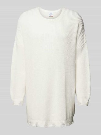 Carlo Colucci Strickpullover im Destroyed-Look