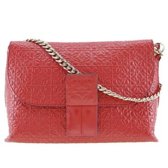 Loewe Pre-owned Stoff schultertasche - - Pre-owned - Damen - Rot - ONE SIZE