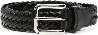 Anderson's Homme, Accessoires, Noir, Taille: 95 CM Ceinture en cuir tress&eacute;