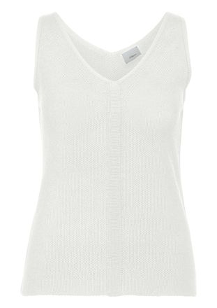 s.Oliver Black Label Damen 2145153 Stricktop, White 0200, 42