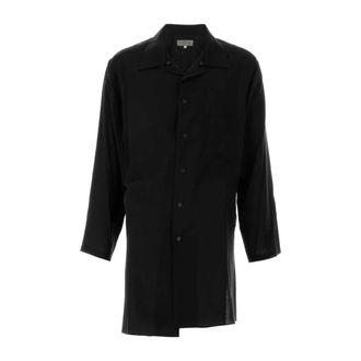 Yohji Yamamoto Femme, Blouses et Chemises, Noir, Taille: 40 FR Camicia