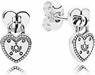 Pandora Love Locks Ohrstecker - - Accessories - Damen - Grau - ONE SIZE