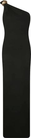 Elisabetta Franchi Femme, Robes, Noir, Taille: 38 FR Red Carpet Full Milano Stitch Knit Dress