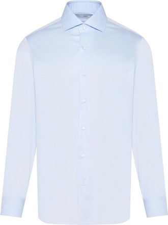Barba Homme, Chemises, Bleu, Taille: 4XL Chemise habill&eacute;e en coton