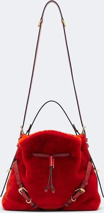 Givenchy Sac seau Voyou Bucket Small en shearling