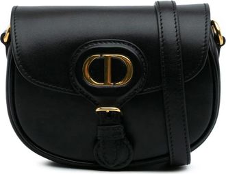 Dior Sac bandouli&egrave;re en cuir doccasion mod&egrave;le Selle - Femme - Pre-owned - Noir - Taille: ONE Size