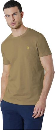 U.S.Polo Association U.s. Polo Assn., Homme, Tops, Brun, Taille: M Mick Basic T-Shirt