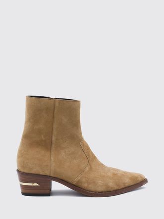 Amiri Ryder Western-Stiefeletten aus Veloursleder mit mandelf&ouml;rmiger Spitze und seitlichem Rei&szlig;verschluss