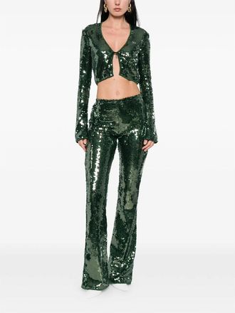 Os&eacute;ree Sequins Shirt - Green