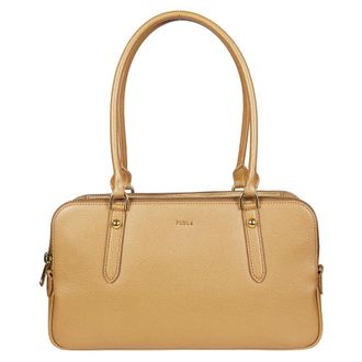 Furla Femme, Sacs, Brun, Taille: ONE Size Giulia M Boston Bag