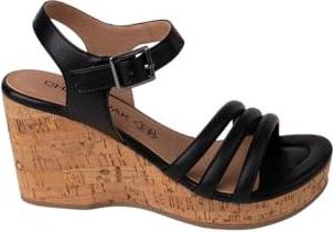 Chattawak Femme 15COSLANOIR38 Sandale à Talon, Noir, 38 EU
