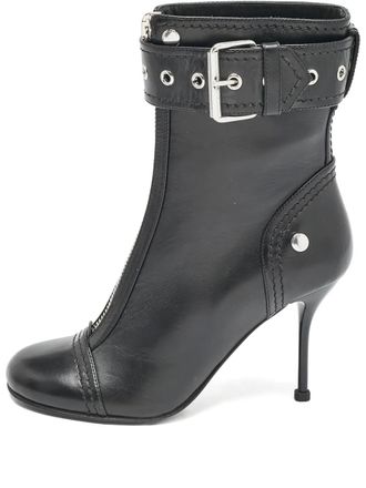 Alexander McQueen bottines Biker 125 mm (2023) - Noir