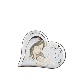 BELTRAMI Herzsymbol Madonna 15 x 12 cm Silber Miro Silber
