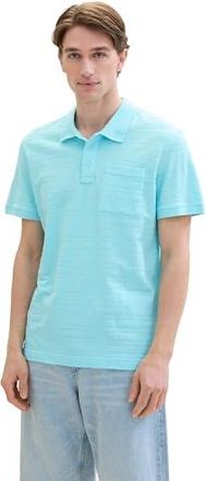 Tom Tailor 1041869 Polo, 34921-caribbean Turquoise, M Homme