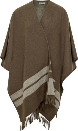 Tory Burch Femme, Vestes, Brun, Taille: ONE Size Cape Ray&eacute;e