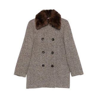 Liu Jo Liu Jo M&auml;ntel - - Coats - Damen - Braun - M