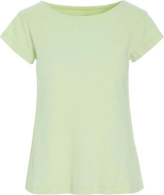 Bitte Kai Rand Femme, Tops, Vert, Taille: 44 FR Naibu Rib T-shirt