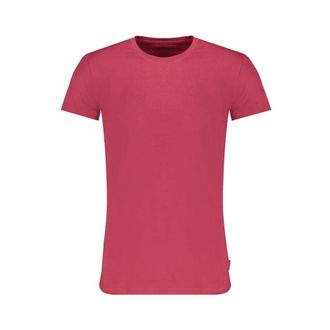 Gaud&igrave; Homme, Tops, Rouge, Taille: S T-shirt en coton rouge avec logo