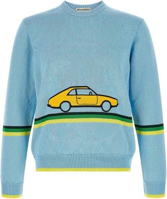J.W.Anderson J. W. Anderson Pull Col Rond - Bleu Clair