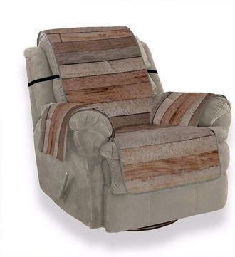 A.Monamour Sofabezug Sofaüberwurf Sesselschoner Grunge Holzbretter Holz Textur Abstrakte Kunst Hintergrund Samt Sesselbezug Sesselhusse Sessel Abdeckung Sesselsc