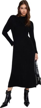 Trendyol Trendyol Womens Dress-Black-Shift Kleid, Schwarz, Small