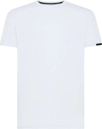Roberto Ricci Design Rrd, Homme, Tops, Blanc, Taille: L T-shirt l&eacute;ger en tissu Oxford