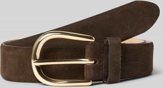 Weinmann Lederg&uuml;rtel mit Dornschlie&szlig;e