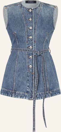 Sportmax Sportmax Jeansweste Spddominio blau