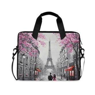 Alaza Sac pour ordinateur portable de 40,6 &agrave; 15,6 cm pour marchant dans la tour Eiffel, sac pour ordinateur portable de 40,6 &agrave; 15,6 cm, sac fourre-tout pour