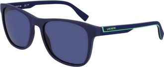 Lacoste Homme, Accessoires, Bleu, Taille: ONE Size Lunettes de soleil &agrave; monture inject&eacute;e avec protection UV