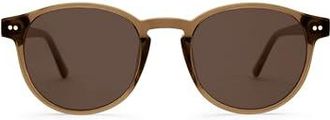 Kapten & Son Lunettes de soleil Marais Transparent Caramel Brown | Lunettes de soleil élégantes poiur femme et homme | protection fiable contre le soleil et les UV