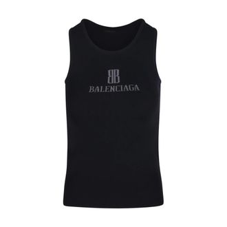 Balenciaga 1369 Tank Top - - Tops - Damen - Schwarzk - S