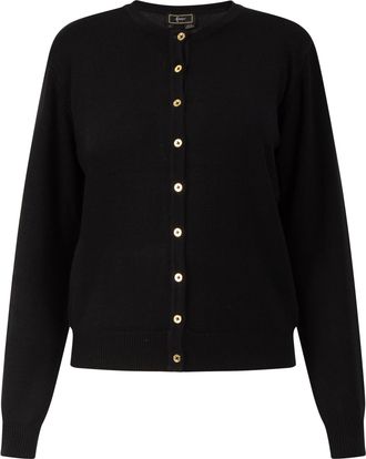 Faina Strickjacke Damen schwarz